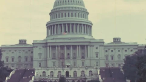 Washington D.C. - 1965: tourist walk on ... | Stock Video | Pond5