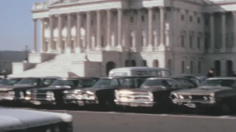 Washington D.C. - 1971: classical 70s ca... | Stock Video | Pond5