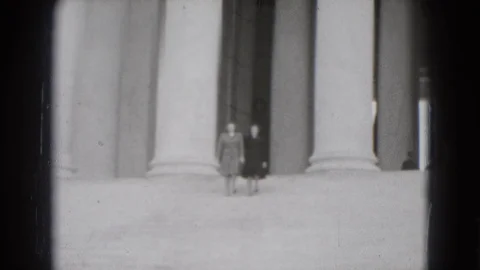 WASHINGTON DC-1975: Two Women Walking Do... | Stock Video | Pond5