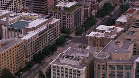 Washington, D.C. circa-2017, Aerial view... | Stock Video | Pond5