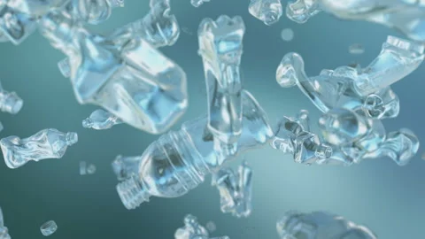 Waste Plastic Bottle falling down. Loopa... | Stock Video | Pond5