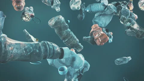 Waste Plastic Bottle falling down loopab... | Stock Video | Pond5