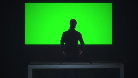 Green Screen Man Standing Stock Video Footage | Royalty Free Green ...