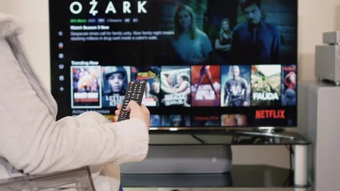 Watching Netflix Stock Videos – Royalty-Free HD & 4K Videos