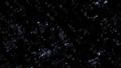 Water background with dripping rain, dro... | Stock Video | Pond5