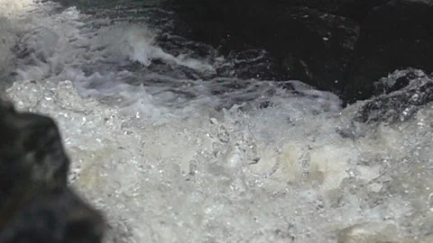 Water backgrounds with foam spray fast f... | Stock Video | Pond5
