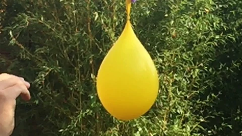 Balloon Water Pop Stock Video Footage | Royalty Free Balloon Water Pop ...