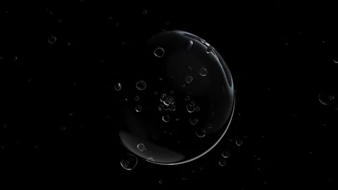 Water bubble element Animation Seamless ... | Stock Video | Pond5