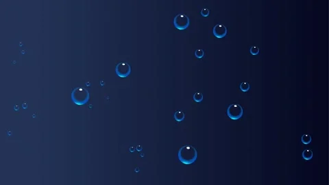 water bubbles background and 2d animatio... | Stock Video | Pond5