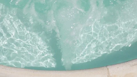 Water bubbles bursting on the jacuzzi se... | Stock Video | Pond5