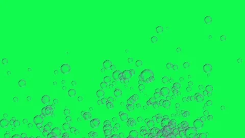 water bubbles green screen, soda bubbles... | Stock Video | Pond5