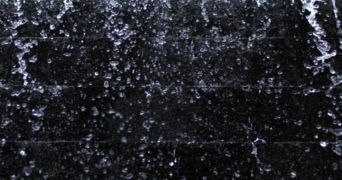 Water cascade with flowing drops texture... | Stock Video | Pond5