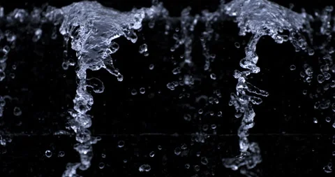 Water cascade with flowing drops texture... | Stock Video | Pond5