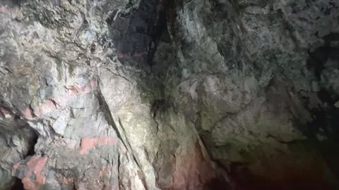 Water dripping from ceiling cave in sea ... | Stock Video | Pond5