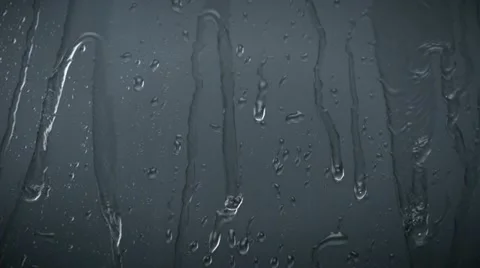 Water dripping down on window glass, Slo... | Stock Video | Pond5