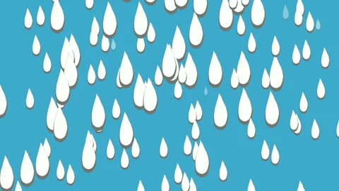 Cartoon Rain Stock Video Footage | Royalty Free Cartoon Rain Videos | Pond5