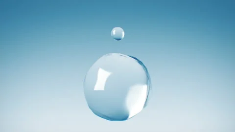 Blue Water Drop Animation Stock Video Footage | Royalty Free Blue Water ...