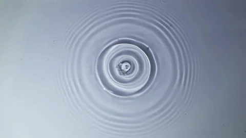 Water drop falling down in slow motion | Stock Video | Pond5