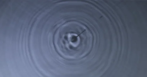 Water Drop Ripple Top Stock Footage ~ Royalty Free Stock Videos | Pond5