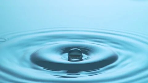 Water Drop Splash in Slow Motion | Stock Video | Pond5