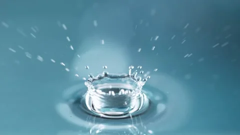 Slow Motion Water Droplet Stock Video Footage | Royalty Free Slow ...