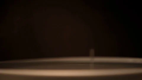 Water Droplets Bouncing Off The Steaming... | Stock Video | Pond5