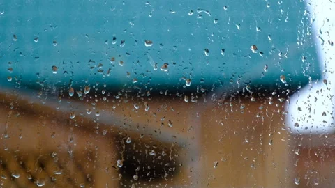 Water Dripping Down Window Stock Video Footage | Royalty Free Water ...