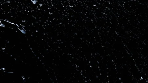 Water drops on glass in alpha background | Stock Video | Pond5