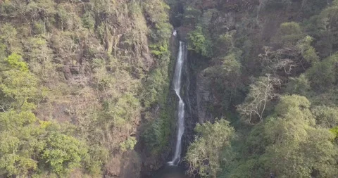 Water Falling From Height And Splashing ... | Stock Video | Pond5