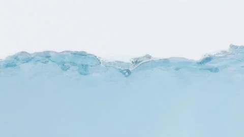 Water fills a white screen. blue water s... | Stock Video | Pond5