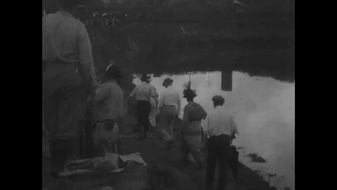 Water flows out as Gamboa dike is dynami... | Stock Video | Pond5