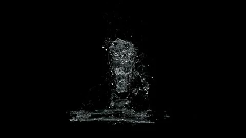 Water flow,splash,splash,wate,splash,fou... | Stock Video | Pond5