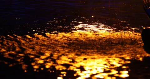 Water Fountain at Night view | Stock Video | Pond5