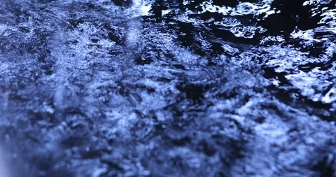 Water Fountain at Night view | Stock Video | Pond5