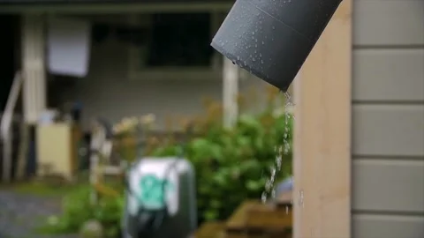 Rain Spout Stock Footage ~ Royalty Free Stock Videos | Pond5