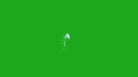 Water jet flow effect on green screen | Stock Video | Pond5