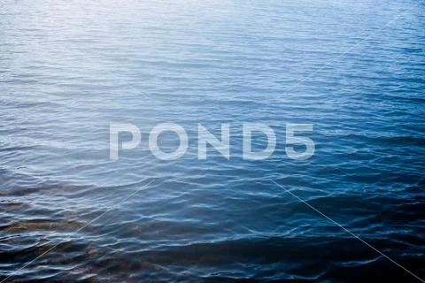 Water, lake, wave, background. River water texture ~ Hi Res #125741668