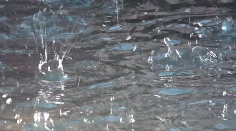 Rain Fall Slow Movement Stock Video Footage | Royalty Free Rain Fall ...