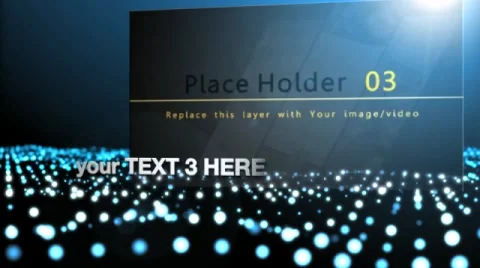 Water Particle Slideshow for AE ~ After Effects #47033520