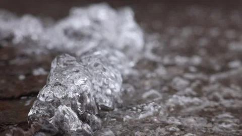 Water pipe burst, water Water flows out ... | Stock Video | Pond5