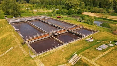 Water pollution in nature. Purification ... | Stock Video | Pond5