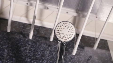 Broken Shower Stock Footage ~ Royalty Free Stock Videos | Pond5