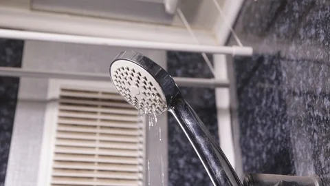 Broken Shower Stock Footage ~ Royalty Free Stock Videos | Pond5