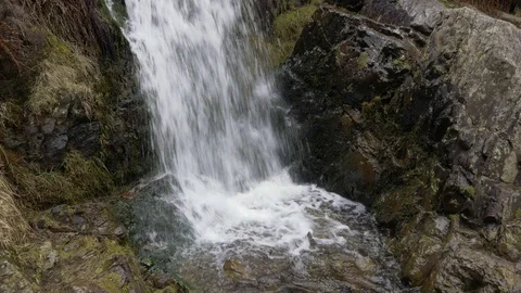 Water pouring over rocks at Lightspout w... | Stock Video | Pond5
