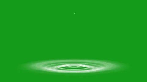 Water ripple motion graphics with green ... | Stock Video | Pond5