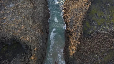 Rock Water Flow Stock Footage ~ Royalty Free Stock Videos | Pond5