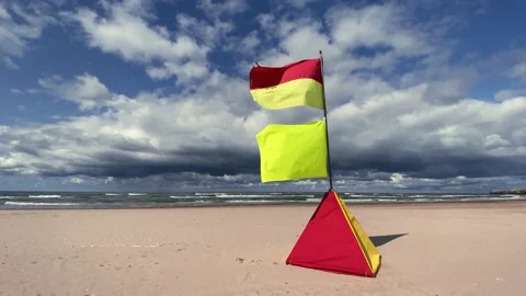 Beach Safety Flags Stock Videos – Royalty-Free HD & 4K Videos | Pond5