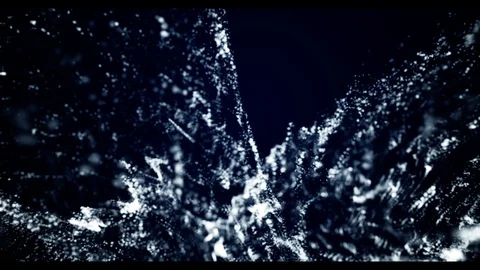 water splash abstract particle backgroun... | Stock Video | Pond5