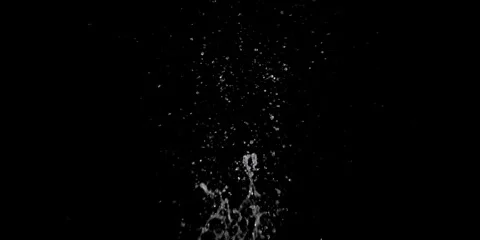 Water splash on alpha background | Stock Video | Pond5