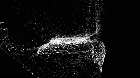 Water Splash with ALPHA channel | Stock Video | Pond5